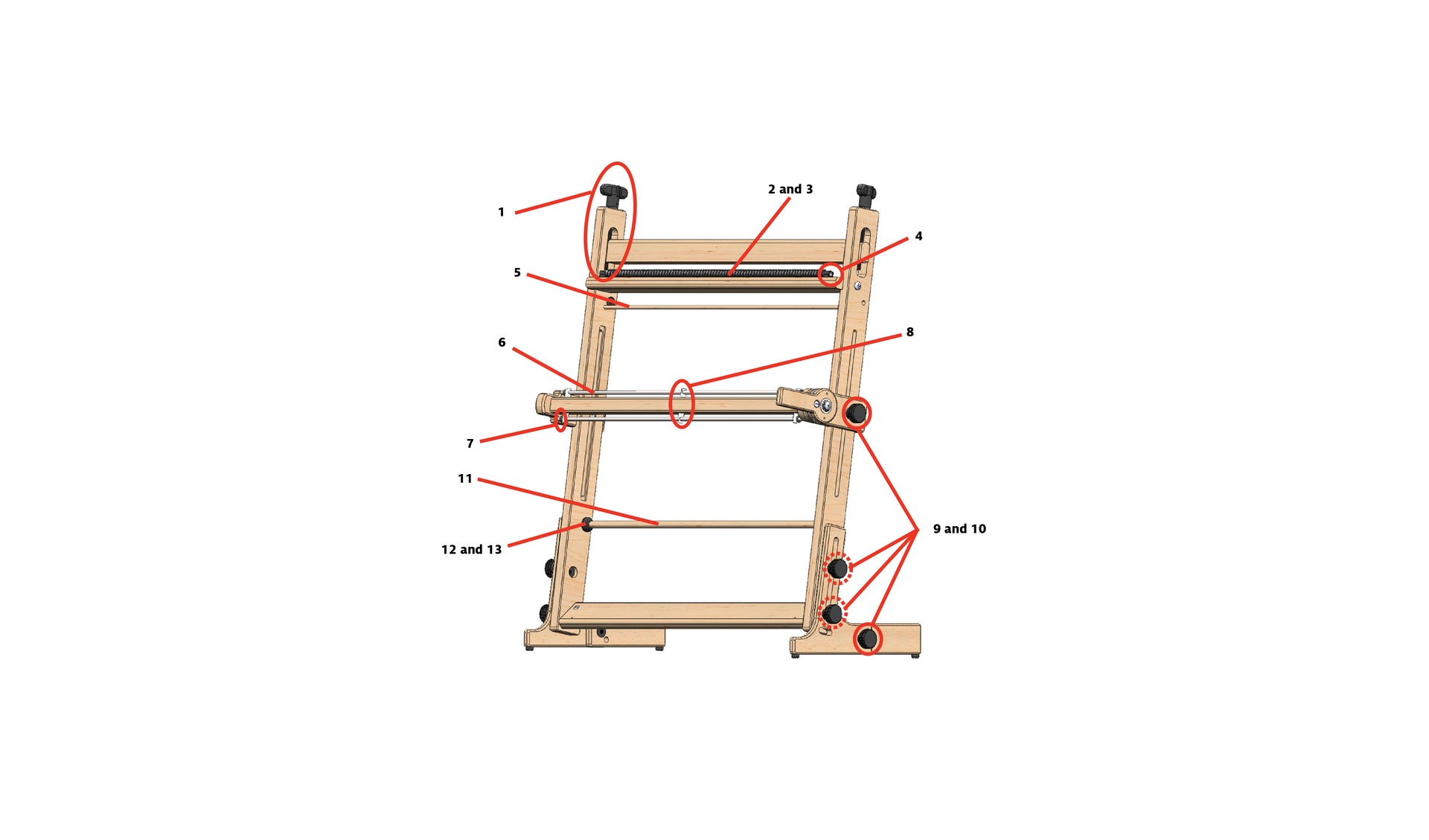 Arras Tapestry Loom Parts – Schacht Spindle Company