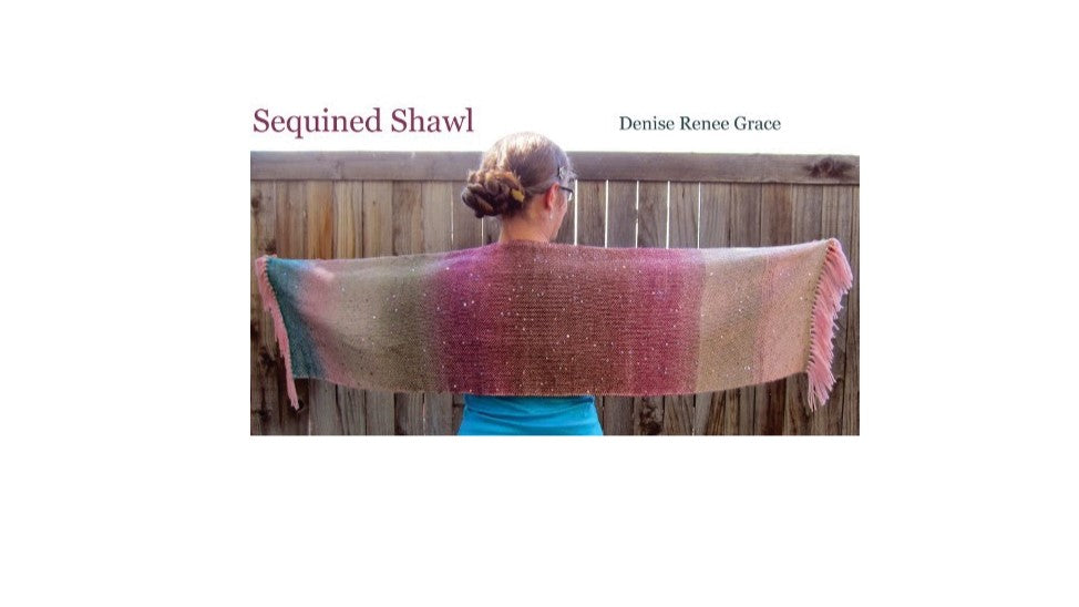 Sequined Shawl Sampling – Schacht Spindle Company