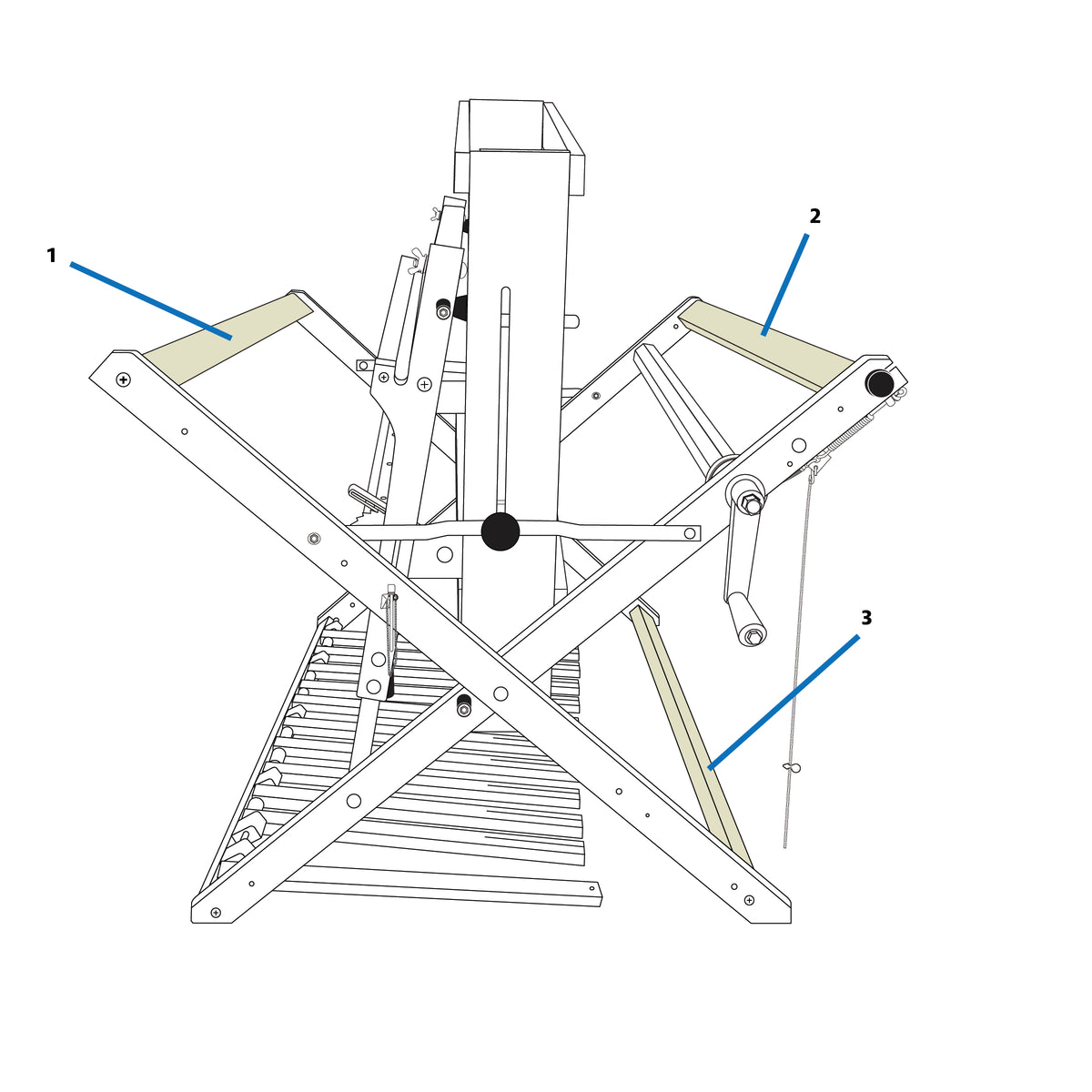 Mighty Wolf Loom Frame Parts – Schacht Spindle Company
