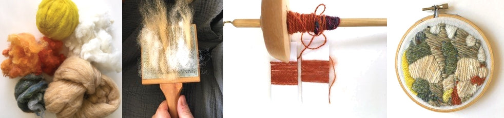 Carding for Color Part III: Embroidery – Schacht Spindle Company