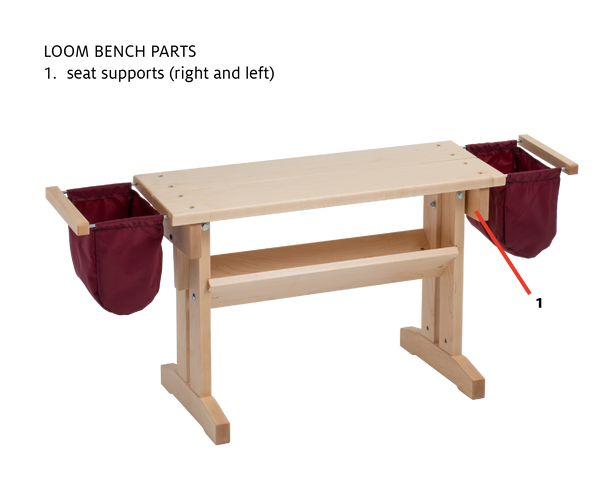 parts Floor Loom Bench – Schacht Spindle Company
