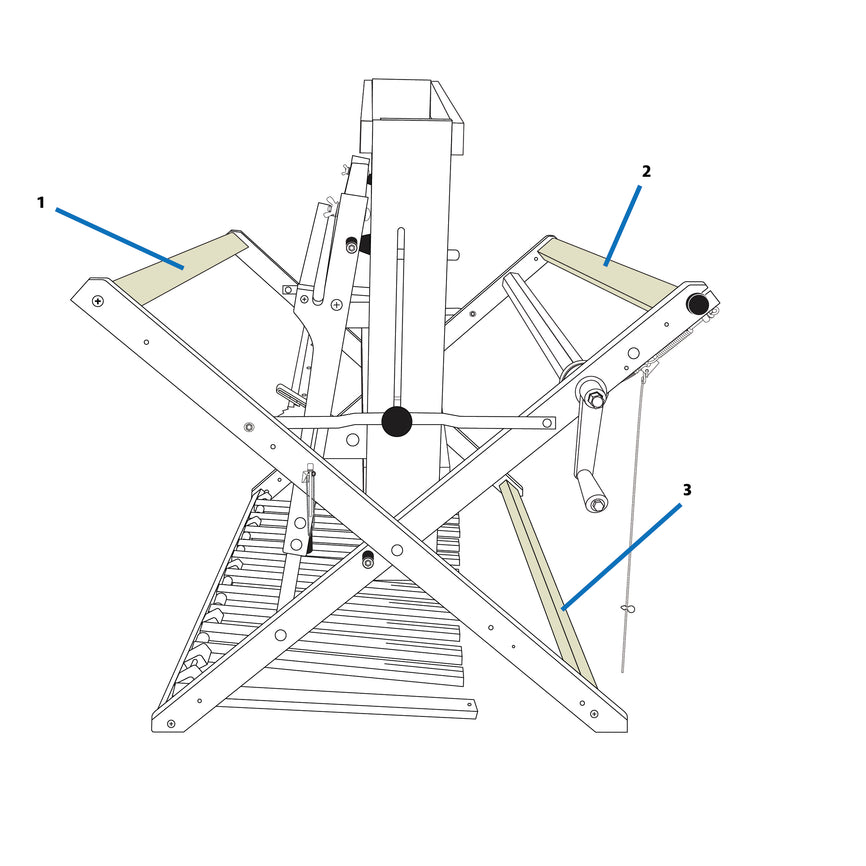 Mighty Wolf Loom Visual Parts Finder – Schacht Spindle Company