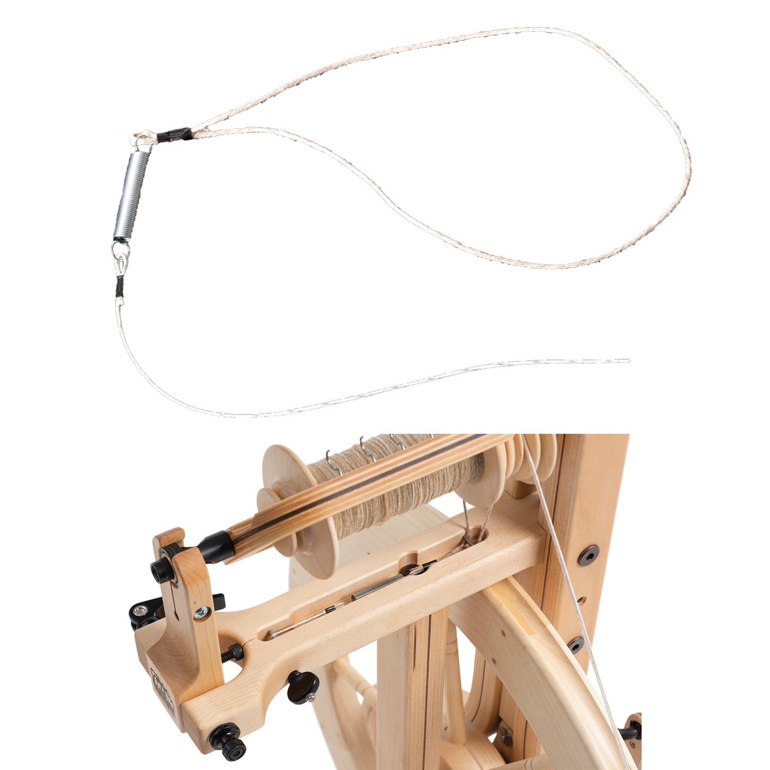 Scotch Tension Spring-and-String for Spinning Wheels – Schacht Spindle ...