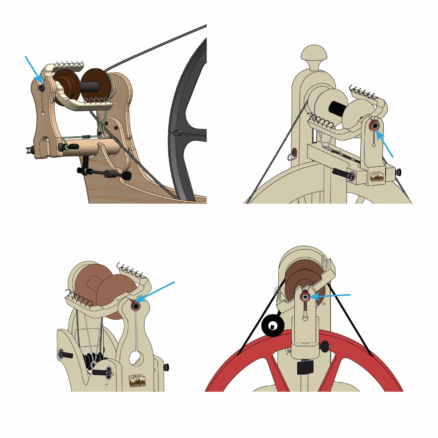 Front Maiden (Orifice) Bearing for Flatiron, Ladybug, Matchless, and S ...