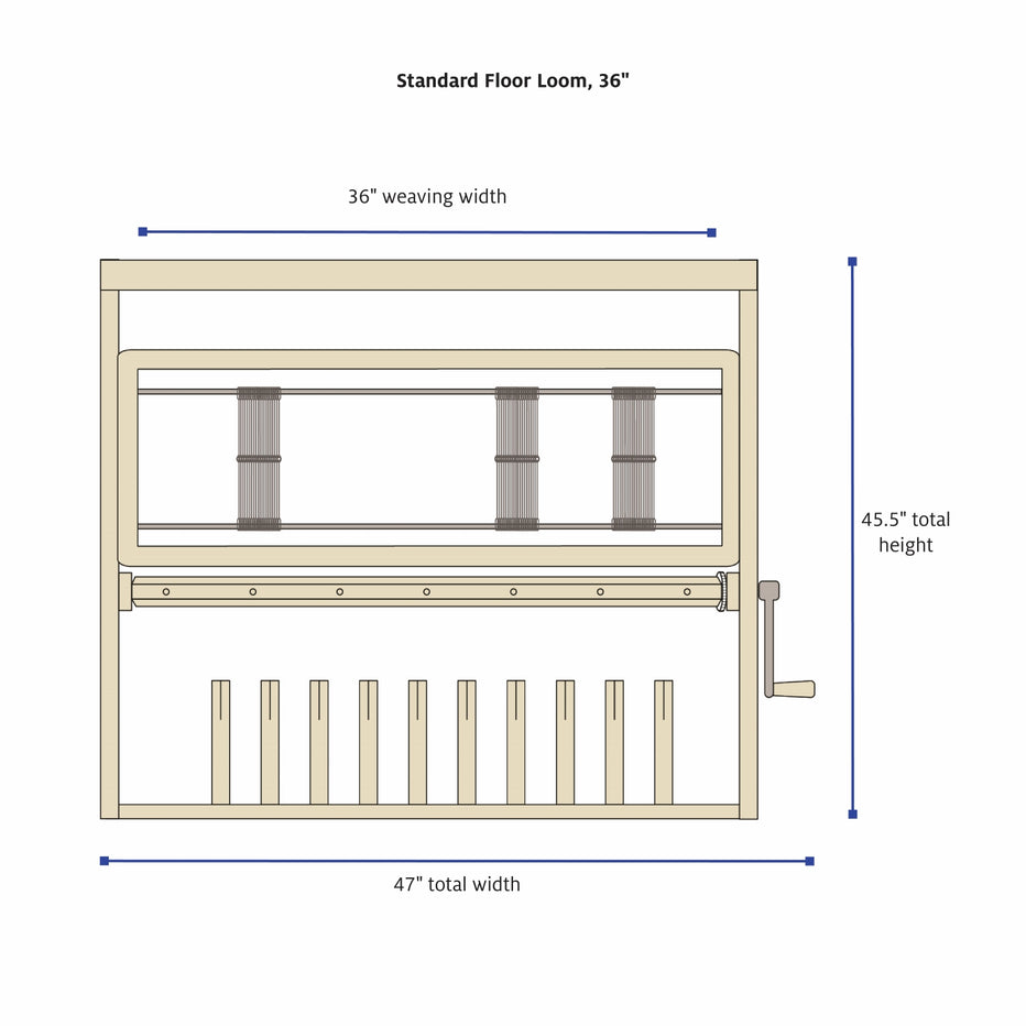 Standard Floor Looms – Schacht Spindle Company