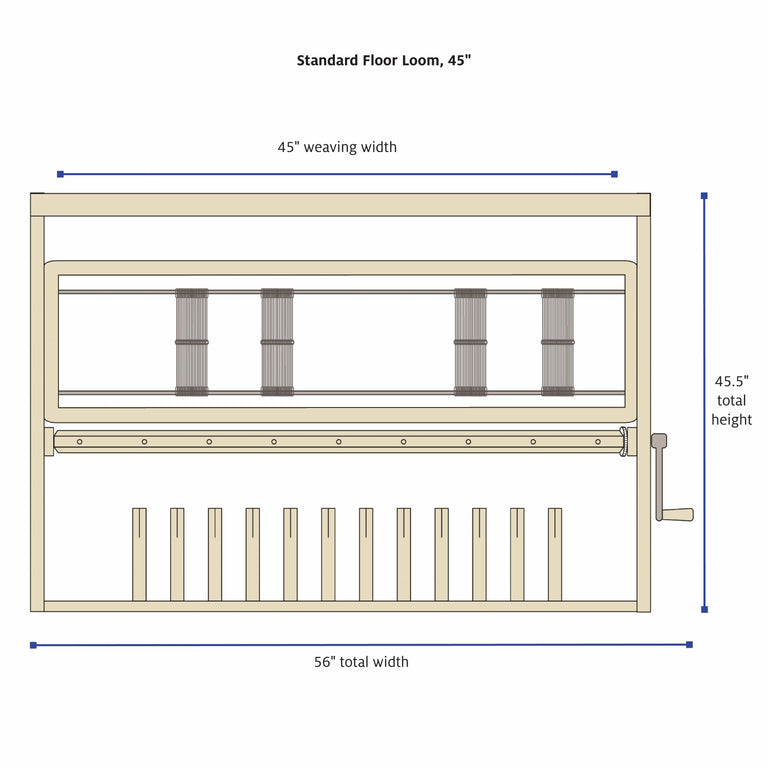 Standard Floor Looms – Schacht Spindle Company