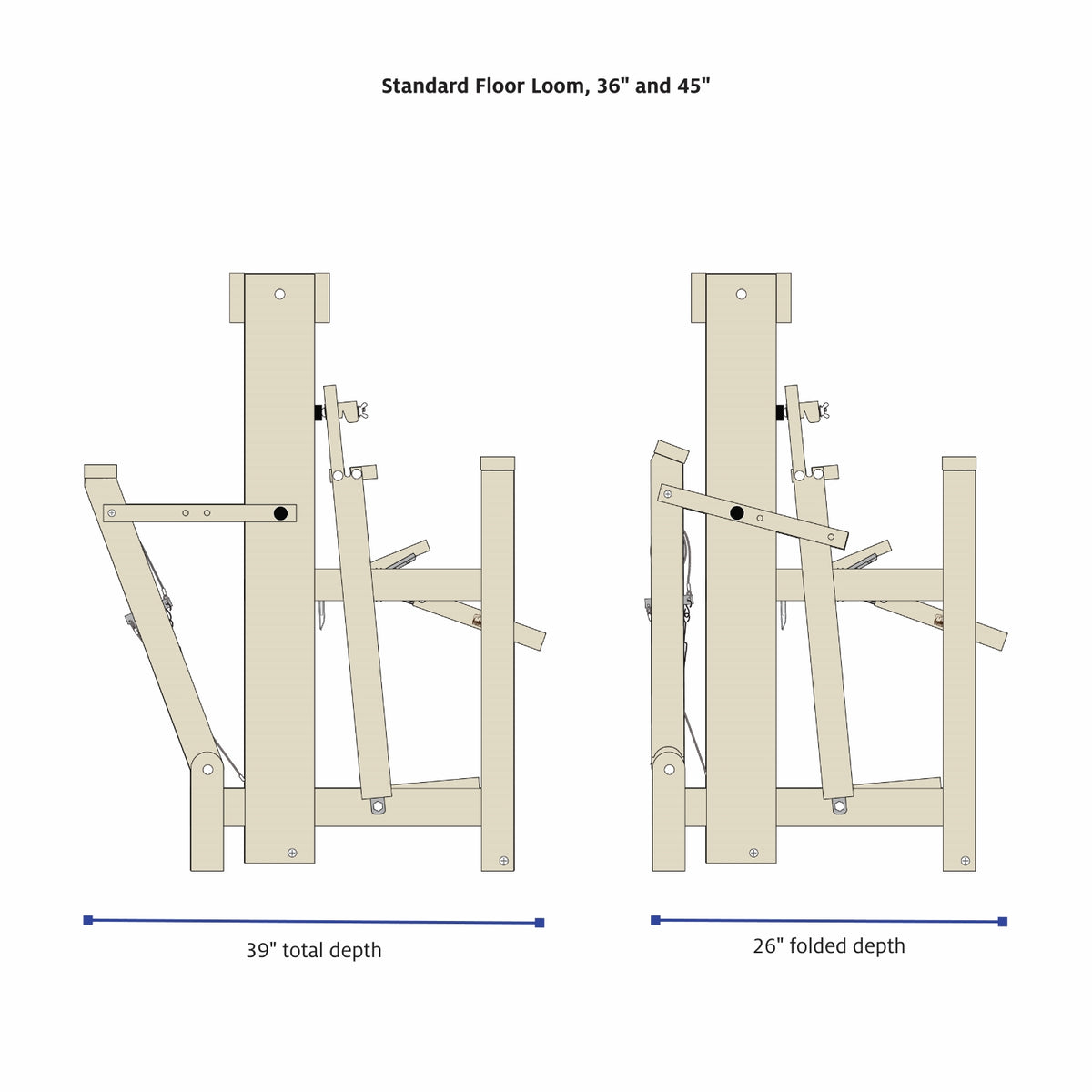 Standard Floor Looms – Schacht Spindle Company