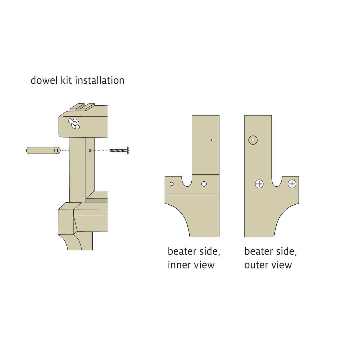 Beater Stop Kits for Wolf Looms – Schacht Spindle Company