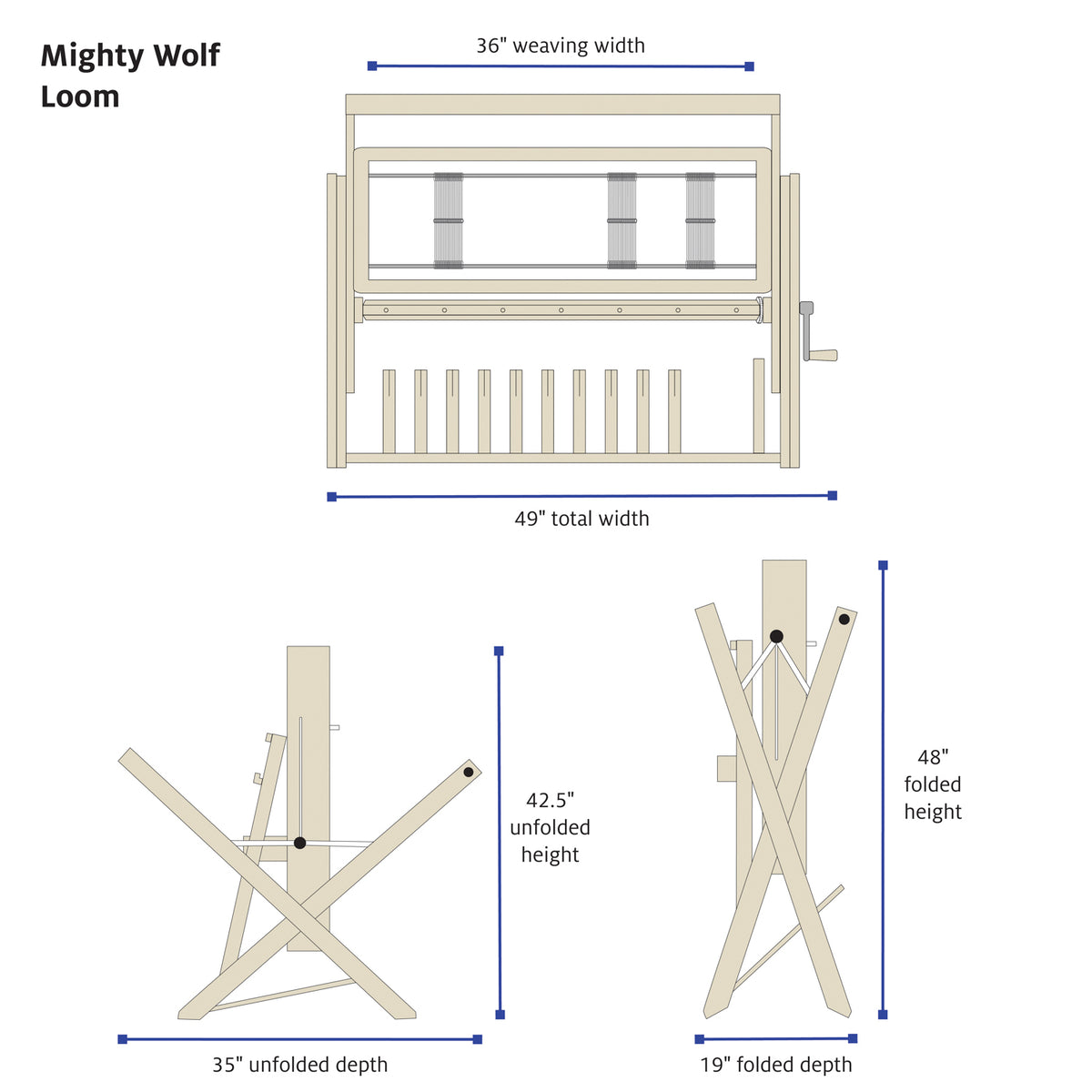 Mighty Wolf Looms – Schacht Spindle Company