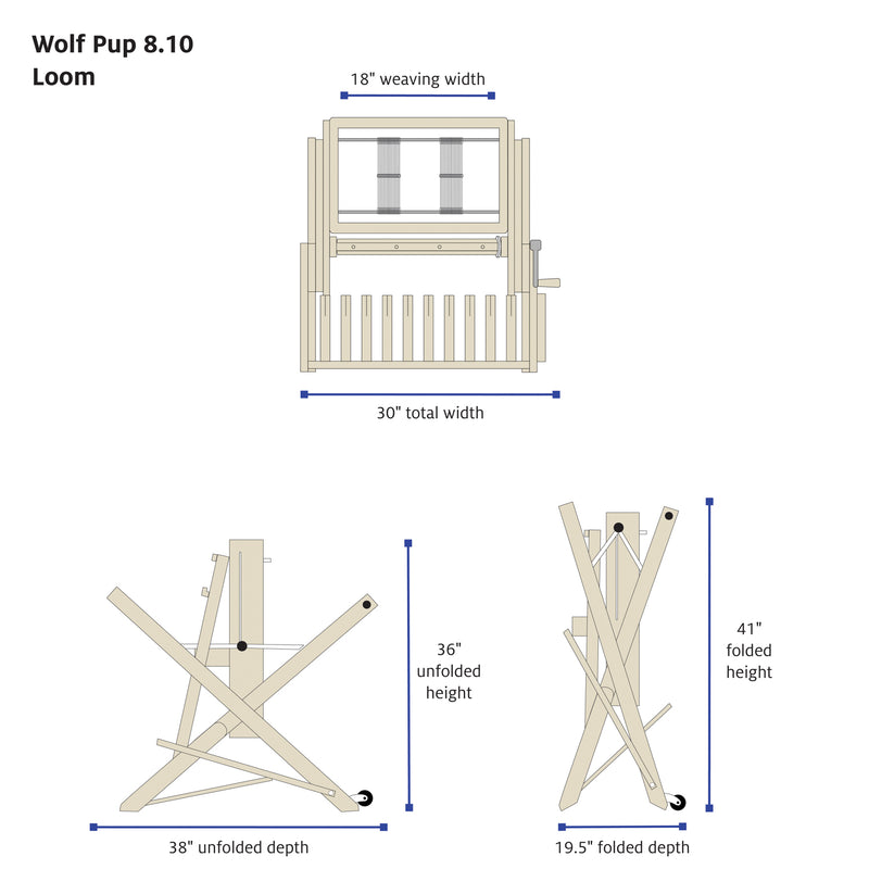 Painted Warp Eyes Scarf – Schacht Spindle Company